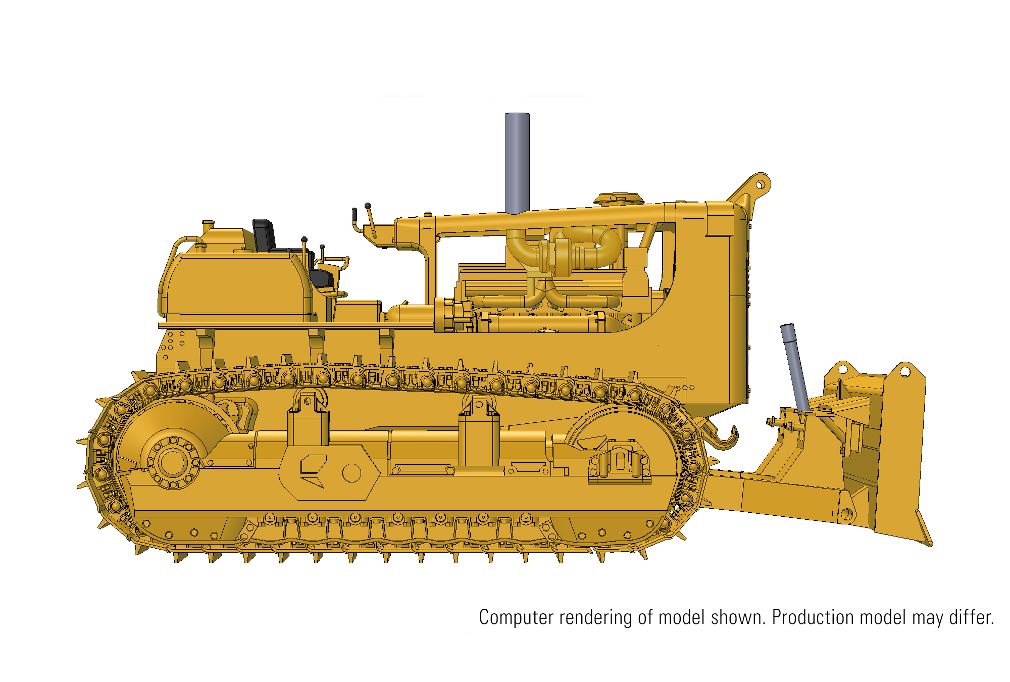 1:48 Cat® D9G Push Dozer with 9C Cushion Blade - Die-cast - Classic ...