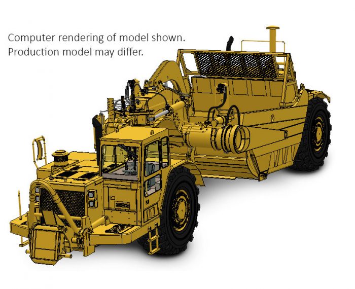 1:24 Cat® D9 Dozer U-Blade w/ Multi-Shank Ripper - Die-Cast - Classic ...